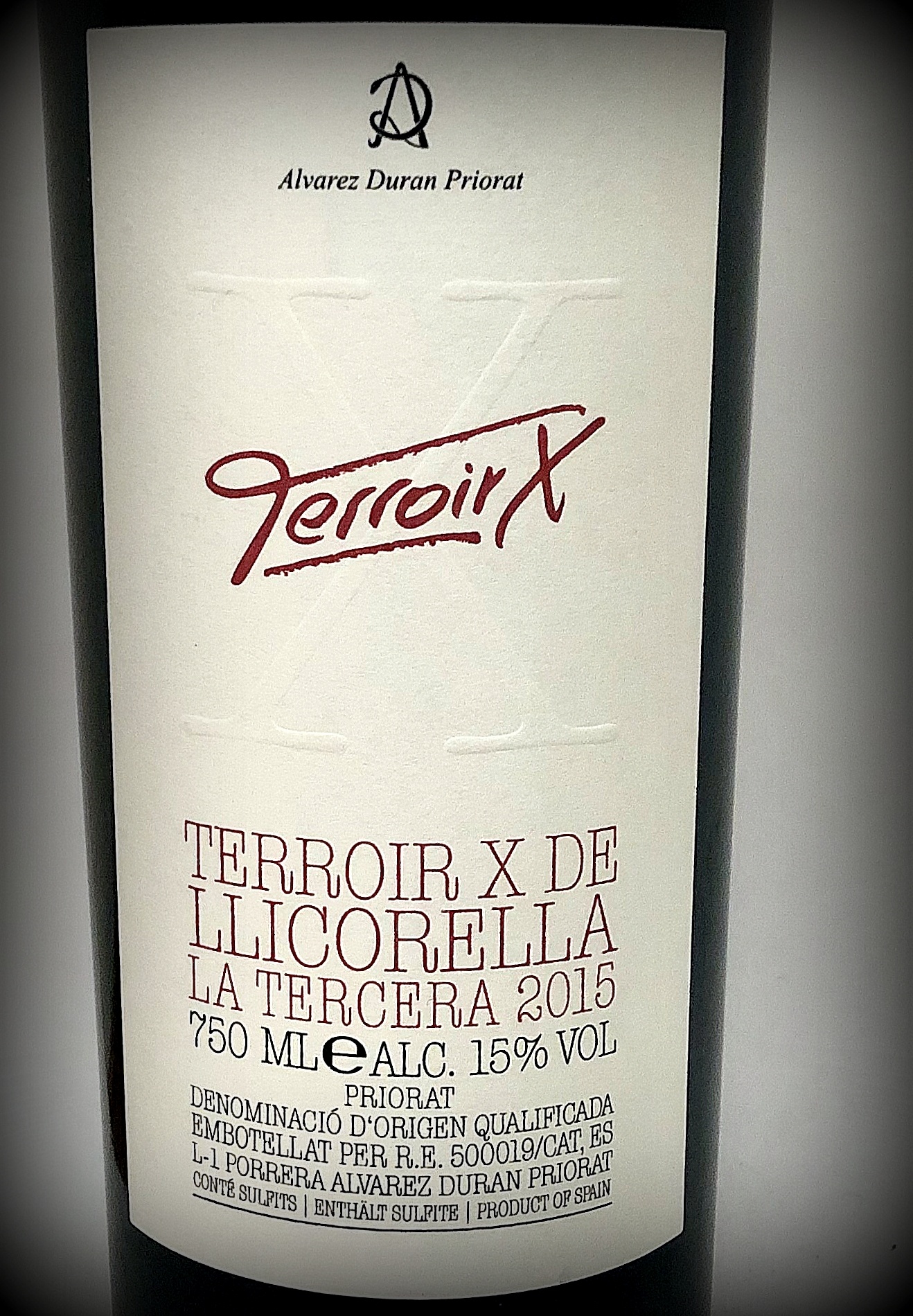 Terroir X de Llicorella 1897 La Tercera Priorat - 12 Jahre - tapas.ch